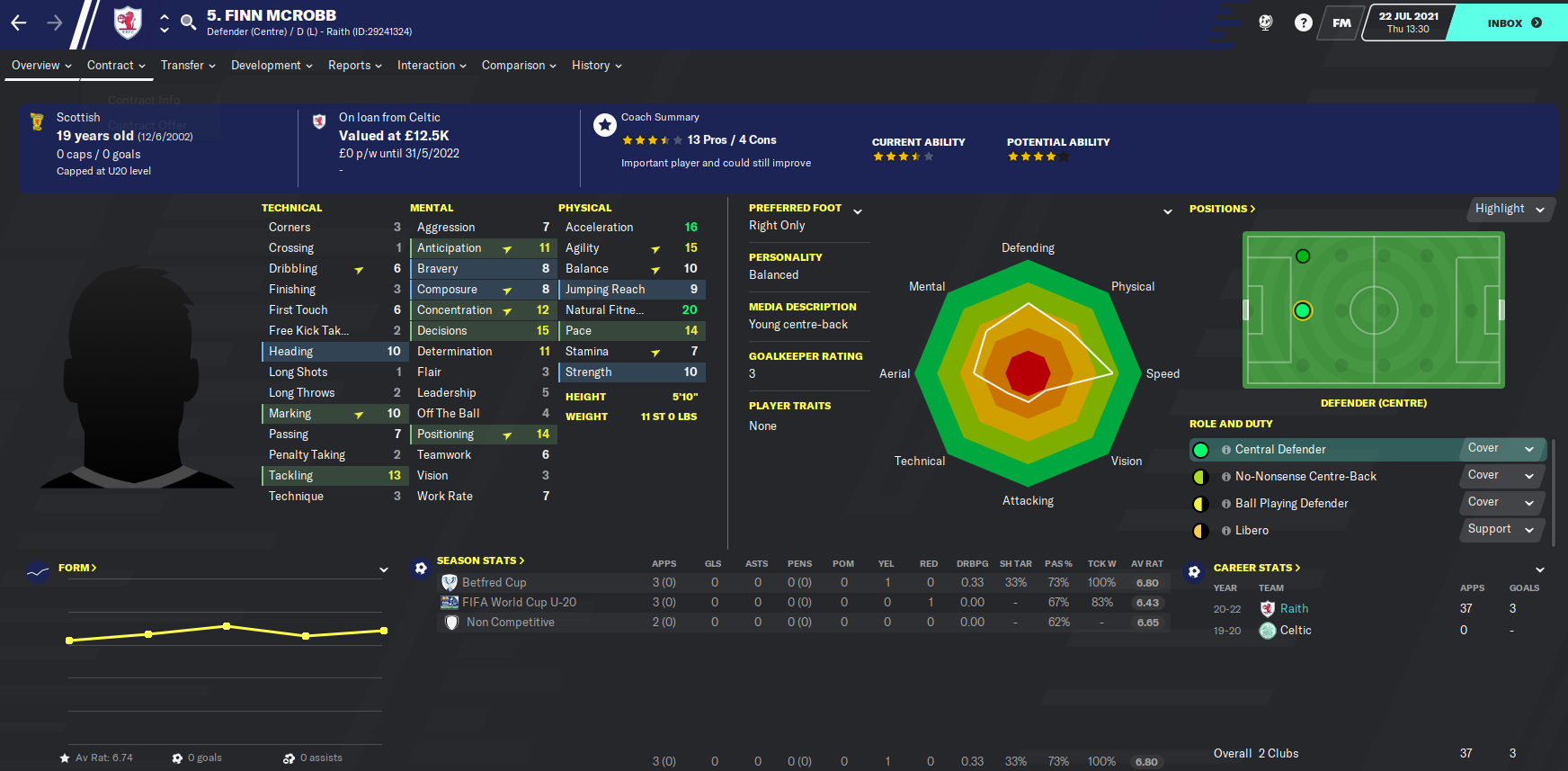 Roth Raivers | Part 8: A Flying Start – Football Manager Addict