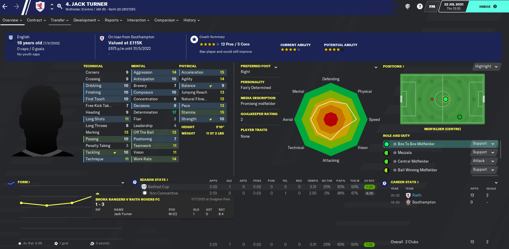 Roth Raivers | Part 8: A Flying Start – Football Manager Addict