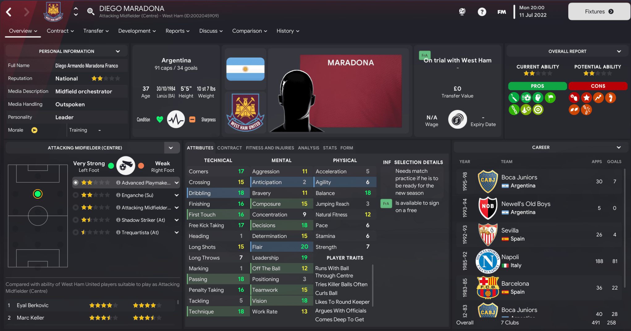FM Experiment | FM Retro 98/99 | Part 1: West Ham Wonderkids – Football ...